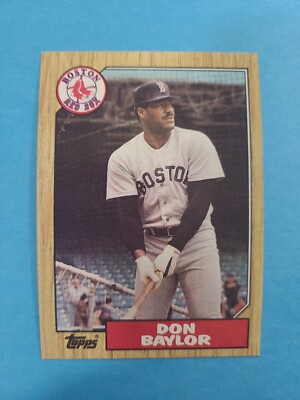 DON BAYLOR 1987 TOPPS BASEBALL CARD # 230 F5923 | eBay