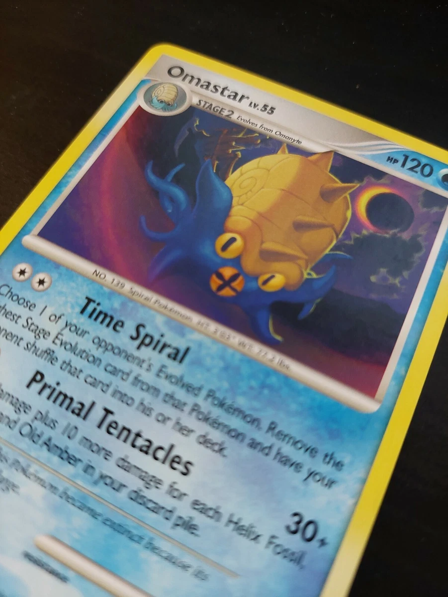 Omastar Pokemon Card
