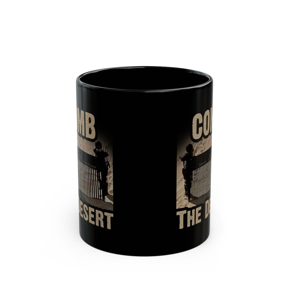Comb The Desert Funny Space 11 oz Black Coffee Mug | eBay