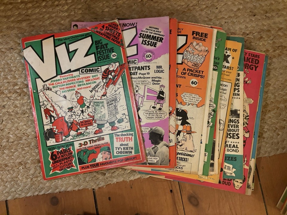 Job Lot Collection Of 87 Viz Magazines . Issues From 15-86, 112-177 and ...