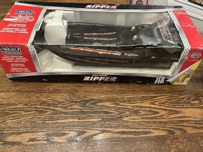 TESTED Nikko Wave Ripper RC Speed Racing Race Boat 19203 Remote Contol ...
