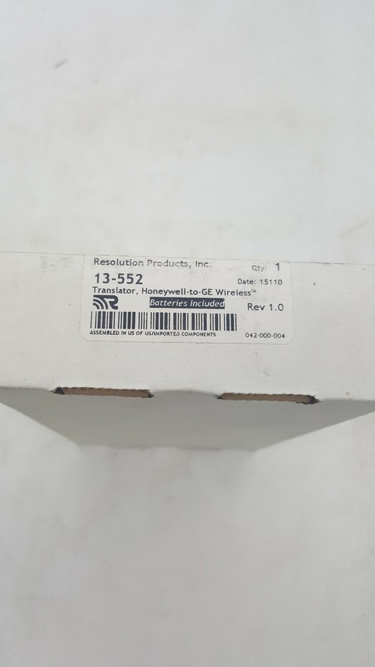 Resolution Products RE124HG Hardwired-to-Honeywell-to-GE wWreless ...