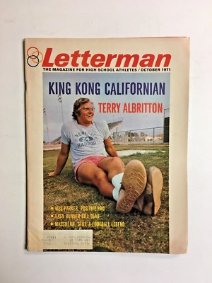 Vintage Letterman Magazine October 1971 High School Sports Terry ...