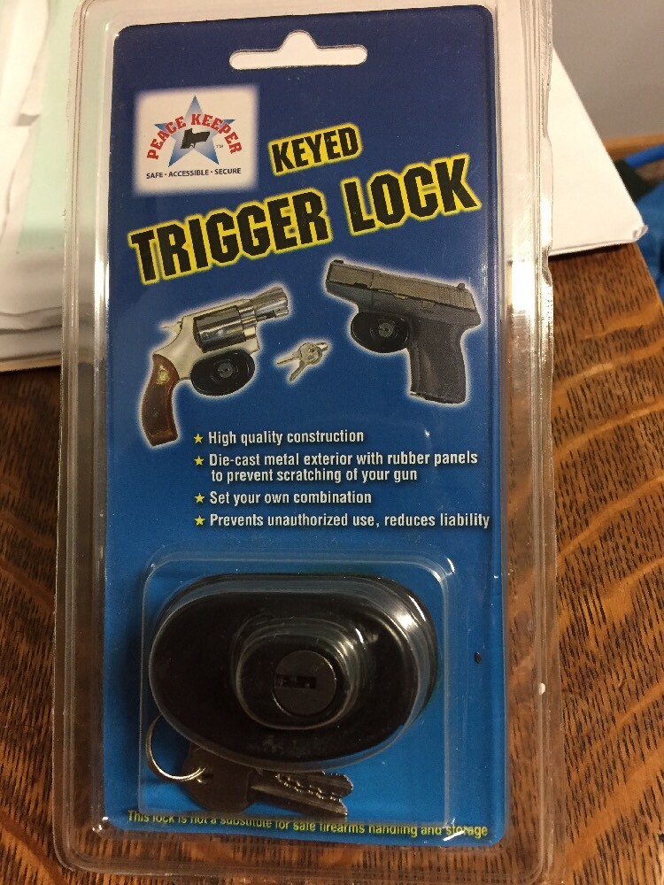 Brand New Peace Keeper Keyed Trigger Lock Item# TL01 PS Products Inc ...