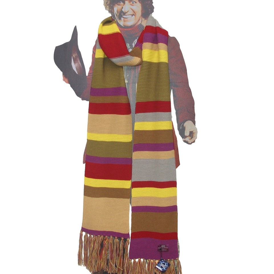 Doctor Who Scarf - Official BBC Gift Dr Who 4th Doctor Tom Baker Scarf ...