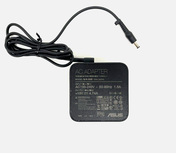 Genuine Asus 90W Laptop Charger AC Power Adapter EXA1202YH 19V 4.74A 5 ...