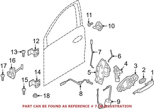 Genuine OEM Front Driver Left Door Lock Knob For BMW 51217432219 | eBay