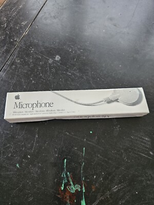 VTG Apple Microphone Computer New Sealed Made In Taiwan | eBay