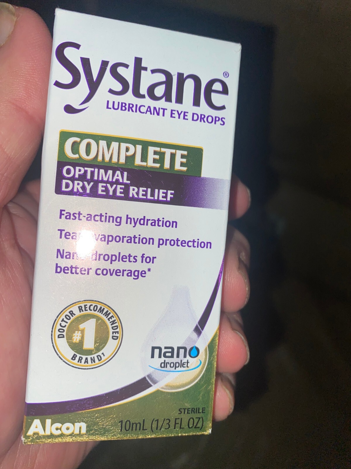Systane Complete-Optimal Dry Eye Relief. 10 ml, Expires 6/2026