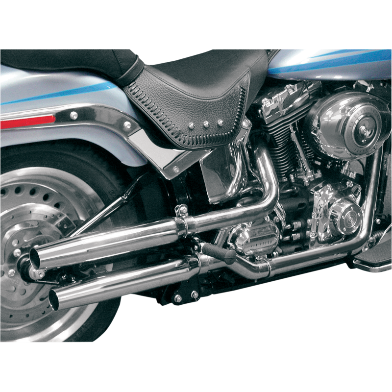 Cycle Shack - MHD-238T - 2 1/2in. Slip-On Mufflers, Tapered - Chrome ...