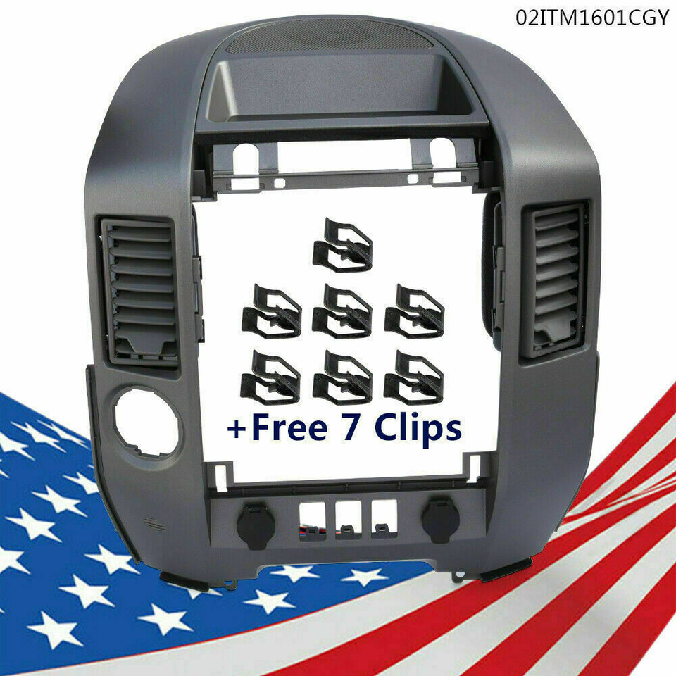 FIT For 2004-06 TITAN ARMADA CENTER DASH RADIO AC BEZEL WITH SPEAKER ...