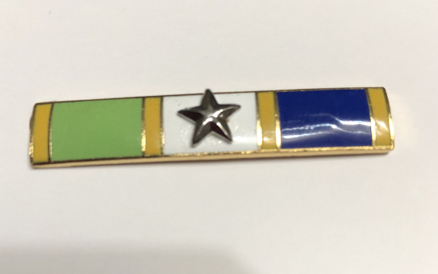 Genuine NYPD Honorable Mention Citation Bar Police Uniform Pin Silver ...