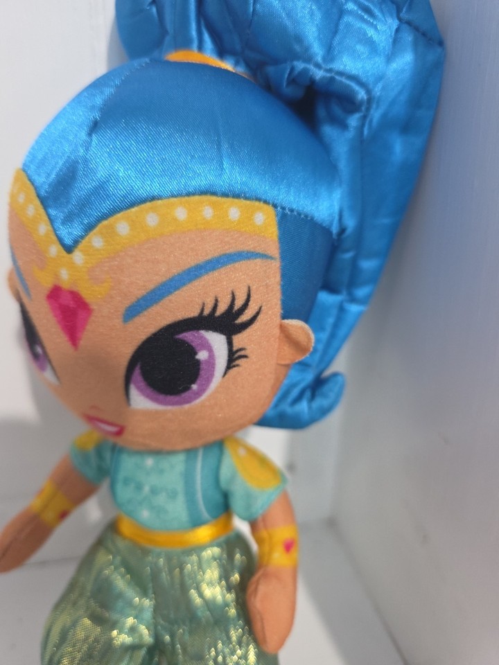 Shimmer and Shine Blue Genie SHINE Toy Plush Soft Doll 10" Nickelodeon ...