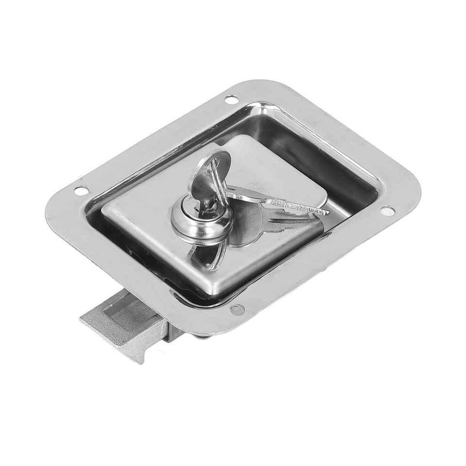 Travel Trailer Lock Flush Mount Paddle Handle RV Door Latch For Toolbox ...