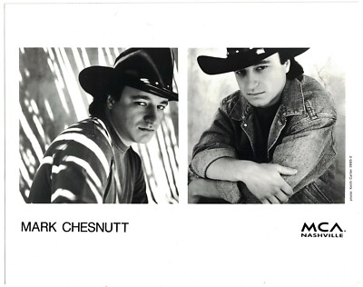 VINTAGE 1990'S MARK CHESNUTT COUNTRY SINGER 8" X 10" PRESS PHOTO | eBay