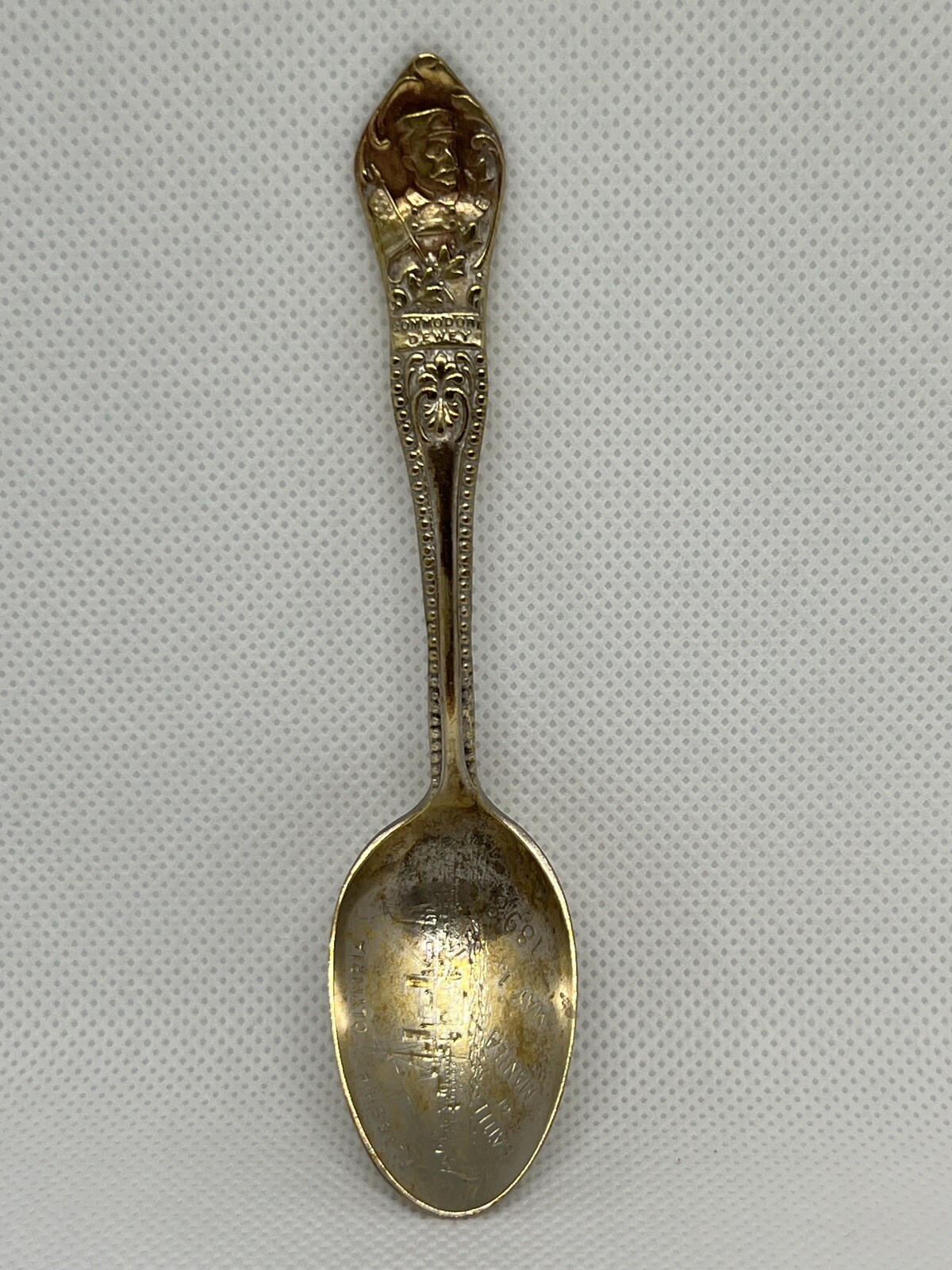Flagship Olympia Spoon Battle of Manila Spanish American War | eBay