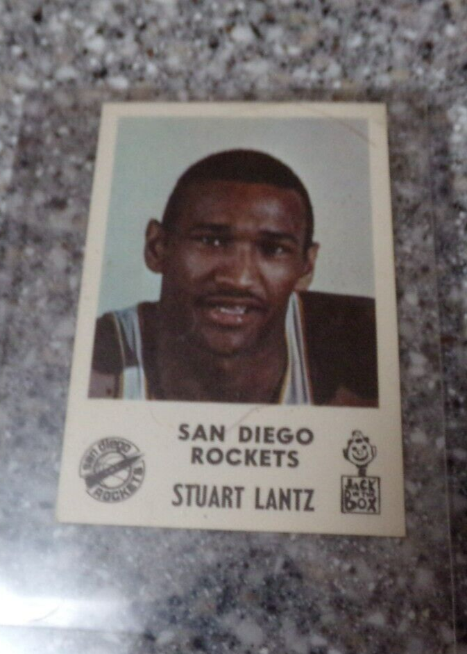 1968-69 Jack in the Box SAN DIEGO ROCKETS Card STUART LANTZ NM!! | eBay