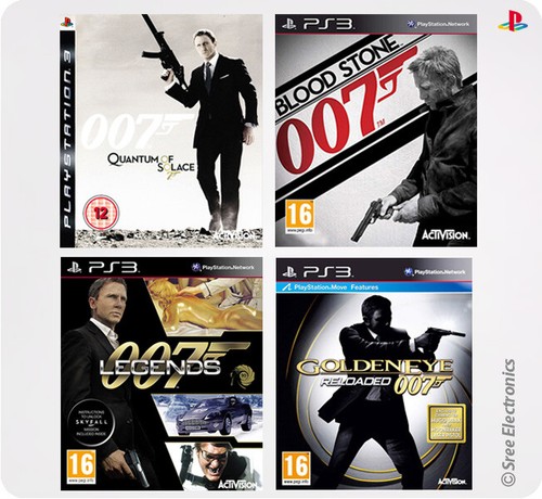 James Bond: Goldeneye Reloaded/007 Legends/Blood Stone/PS3 Games *Multi ...