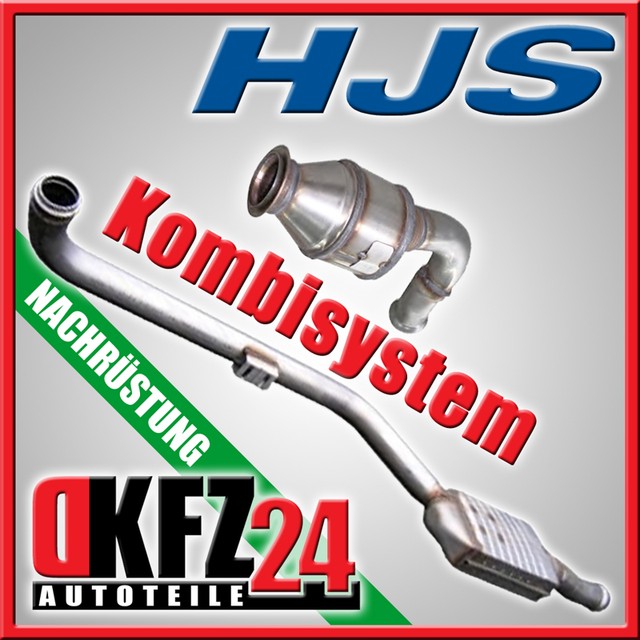 HJS Nachrüstsatz Katalysator/Rußpartikelfilter Kombisystem Original-DPF ...