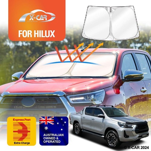 Car Windshield Sun Shade for Toyota Hilux 2015-2024 Visor Anti-UV Block ...