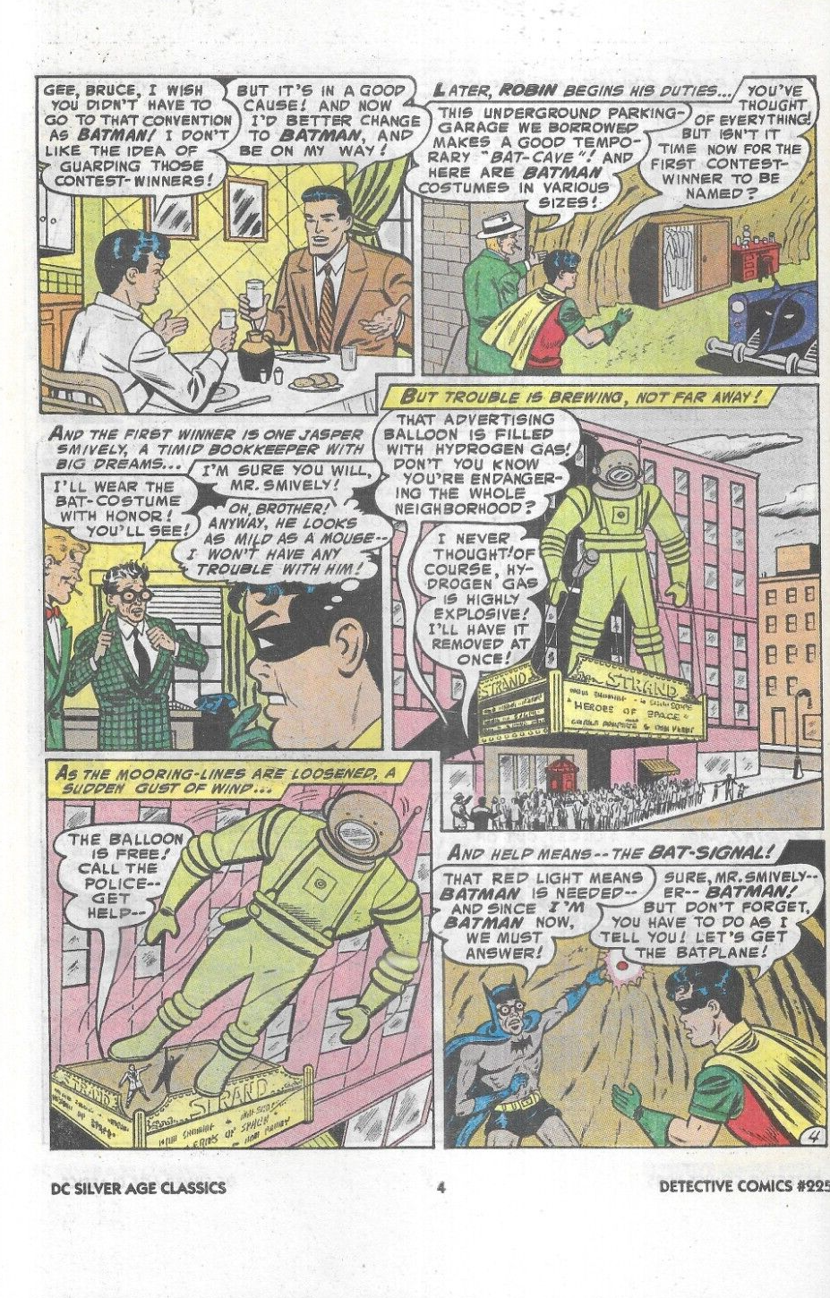 Detective Comics Batman 225 DC Silver Age Classics Reprint 1992 ...