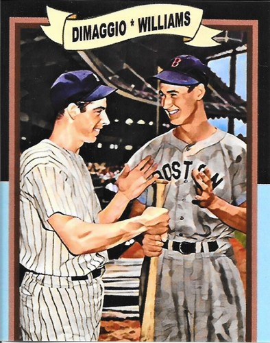 Joe DiMaggio Ted Williams Photo Artwork New York Yankees Red Sox Photo ...