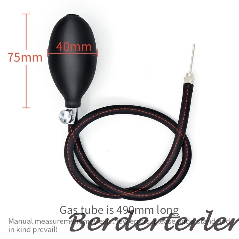 Built-in Steel Ball Huge Inflatable Anal Plug Expansion Vaginal Ass ...