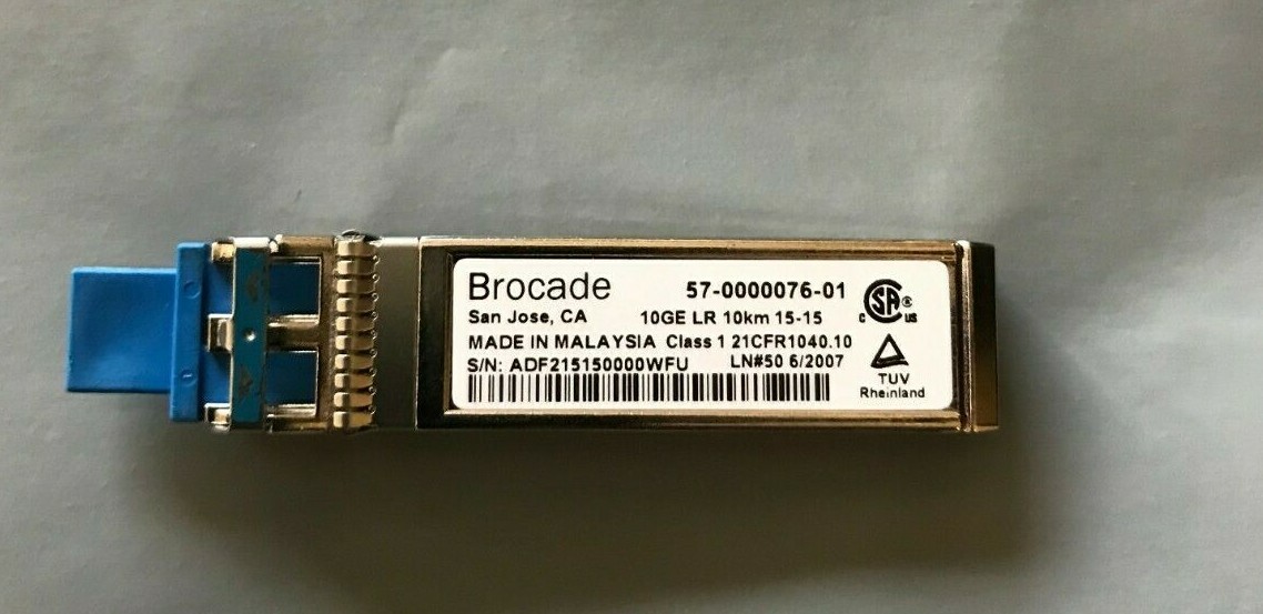 Brocade 10G-SFPP-LR 57-0000076-01 SFP+ LR 1310nm 10KM 90 Days Warranty ...