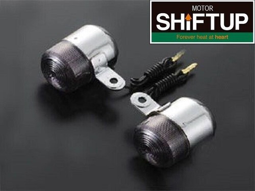 NEW! Shift Up #200272 Smoked winkers set Honda Dax ST50 ST70 / Direct ...