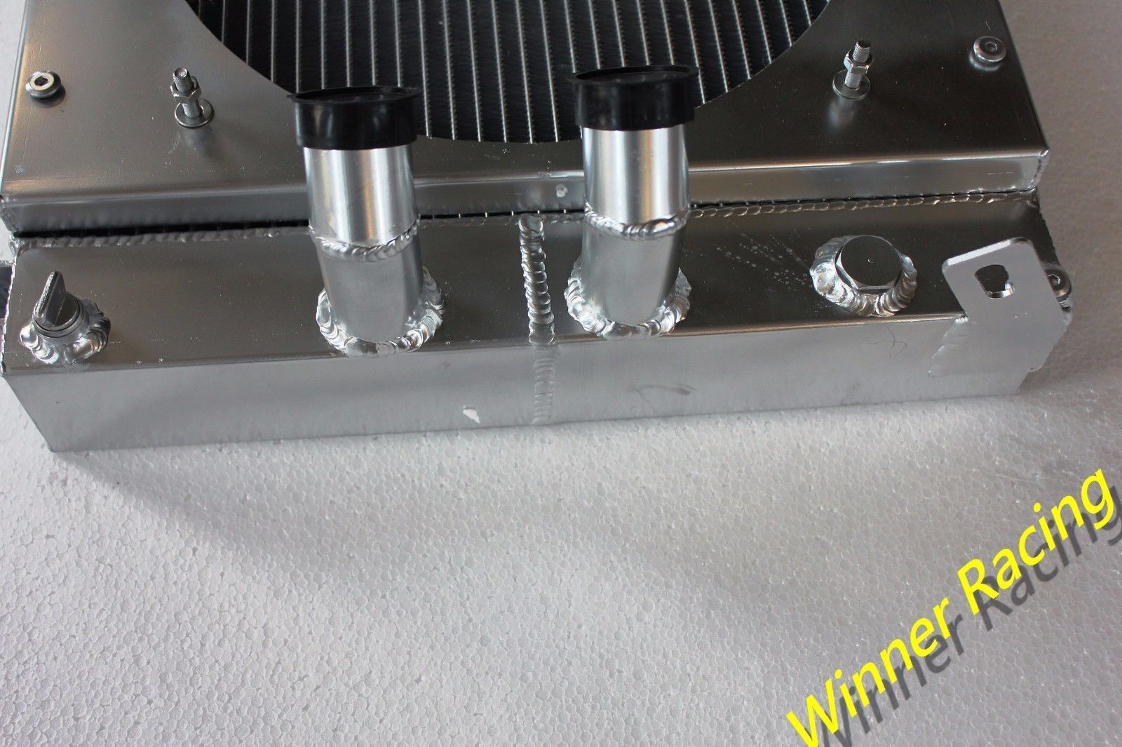 Aluminum Radiator&Shroud&Fan fit Ferrari DeTomaso Pantera 5.8L MT 1971 ...