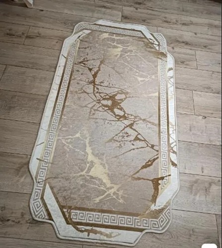 Marble Pattern Washable Non-Slip Decorative Lounge Living Room Kitchen ...