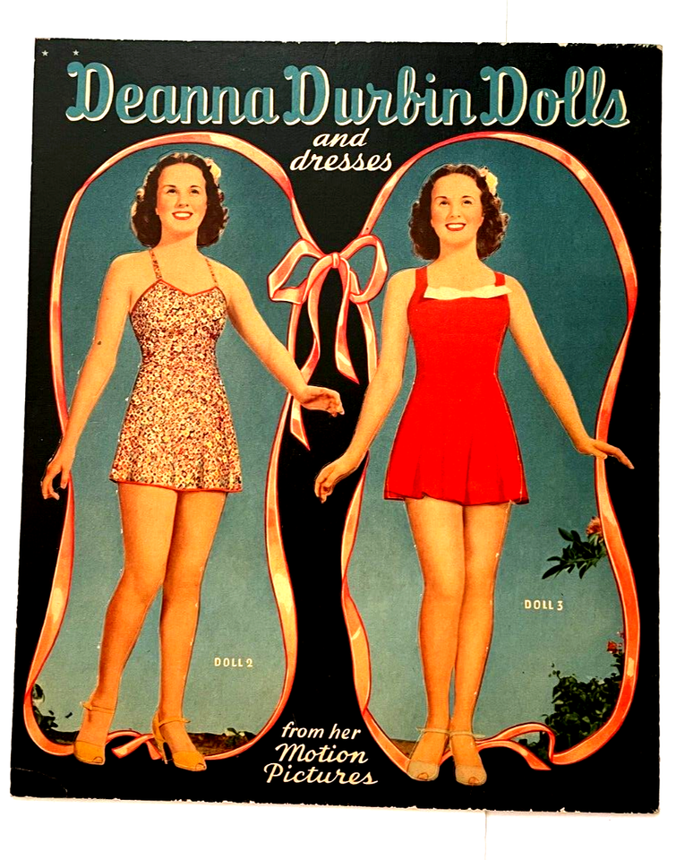 Glamorous 1940 Paper Dolls of "Deanna Durbin" Booklet - Uncut * | eBay