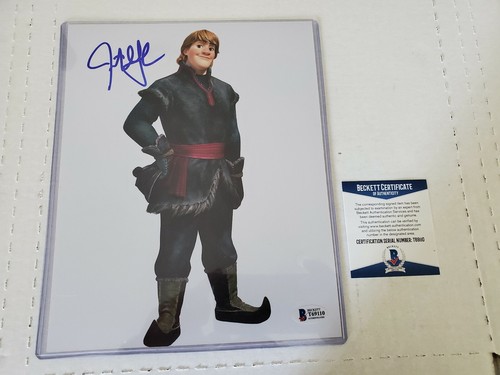 JONATHAN GROFF SIGNED 8X10 PHOTO DISNEY FROZEN Kristoff's BECKETT ...