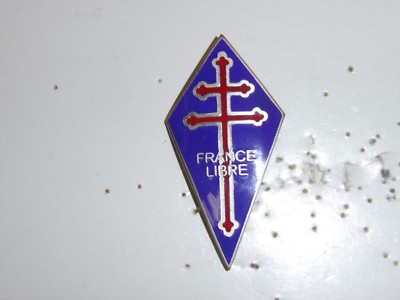b2393 WW 2 Free French France Libre pocket emblem IR3A120 | eBay