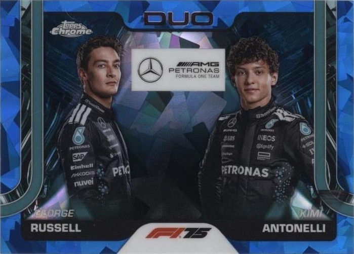 2025 Topps Chrome Sapphire Edition Formula 1 - F1 Duos George Russell ...