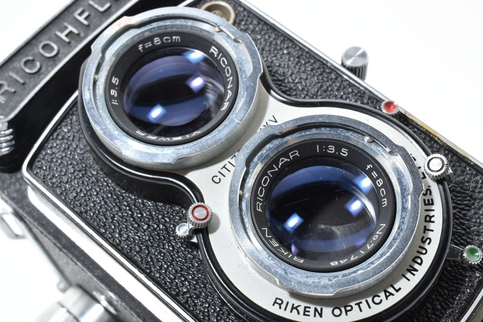 Ricoh Ricohflex New Dia 6x6 TLR Film Camera w/ 80mm f3.5 from Japan ...
