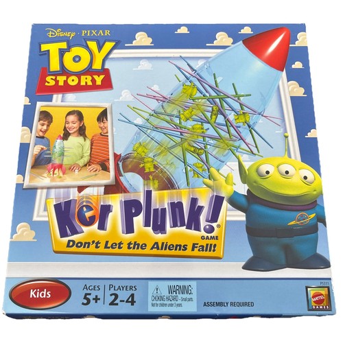 2008 Disney Toy Story Kerplunk Game 29 Aliens 30 Sticks 1 Dice With ...
