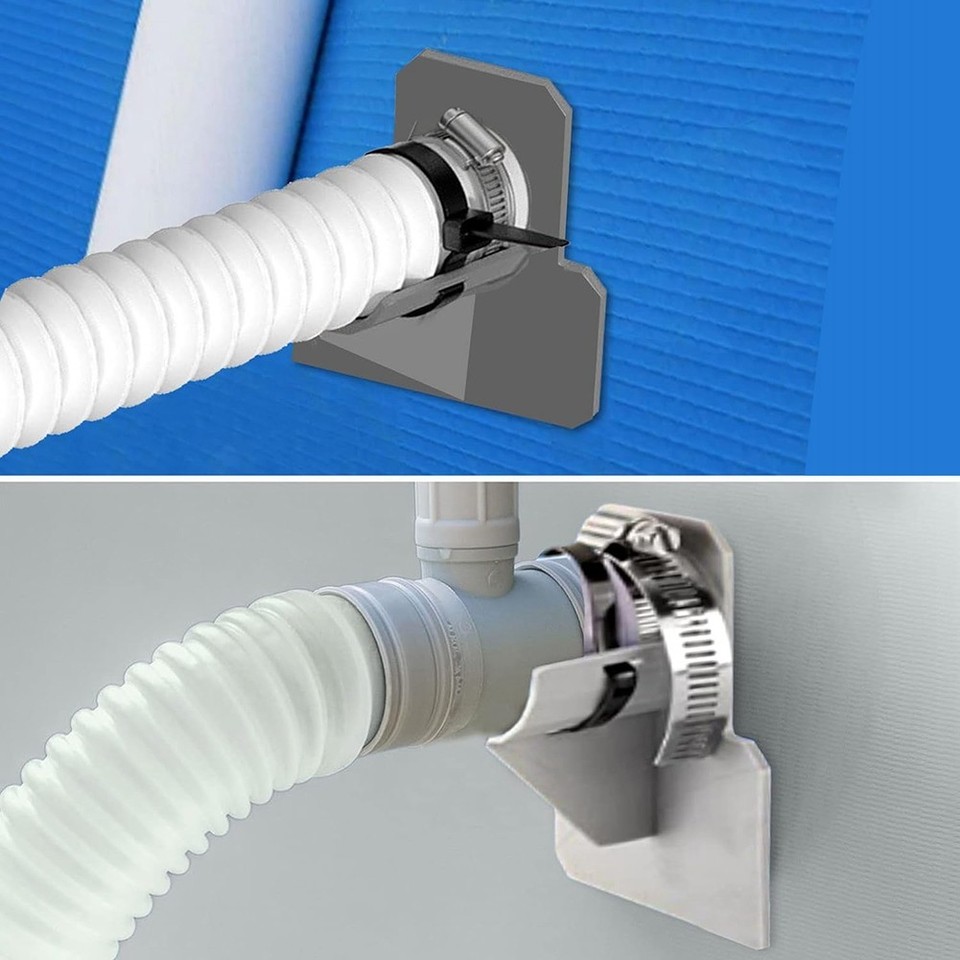 2Set Swimming Pool Pipe Holders, Above Ground Pool Accessories ...