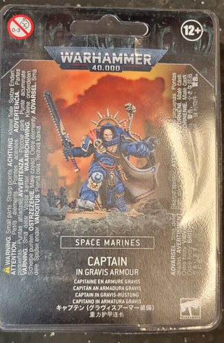 Captain in Gravis Armour Space Marines - Warhammer 40k 40,000 Model New ...
