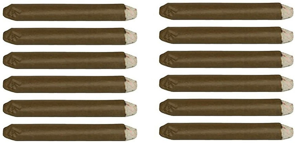 12 FAKE PUFF CIGARS - Magic Trick Joke Realistic Smoke Gag Joke Party ...