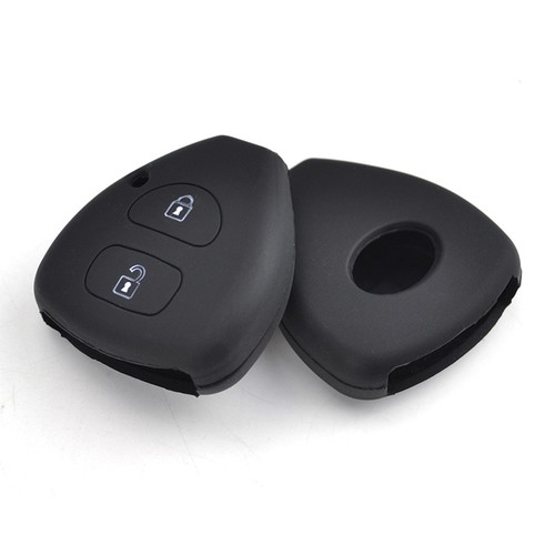 2 Button Silicone Car Key Cover Case Remote Fob Protector New For ...