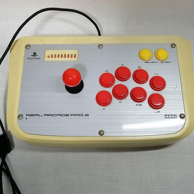 HORI Real Arcade Pro 2 PS1 PS2 PS one Fight Stick Controller Red HP2 ...