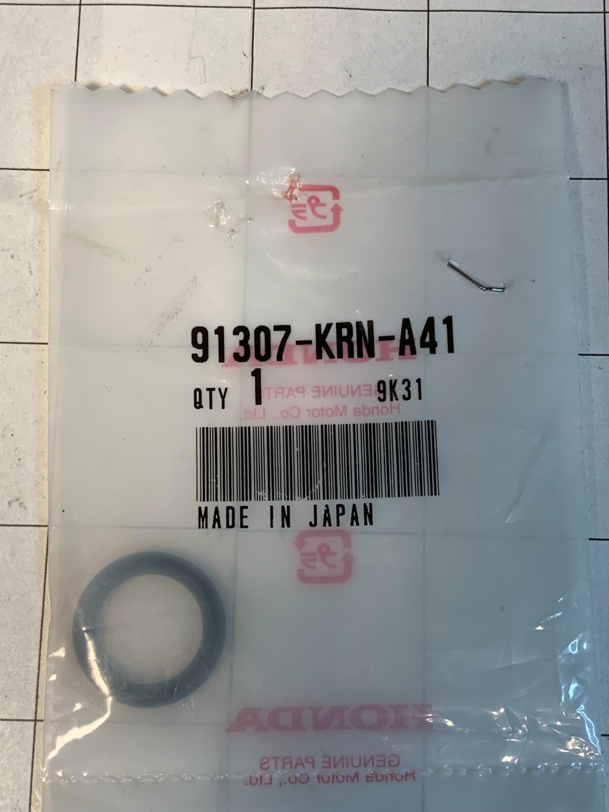 91307-KRN-A41 NOS Honda O-Ring 14x3mm Genuine OEM Seal Gasket | eBay