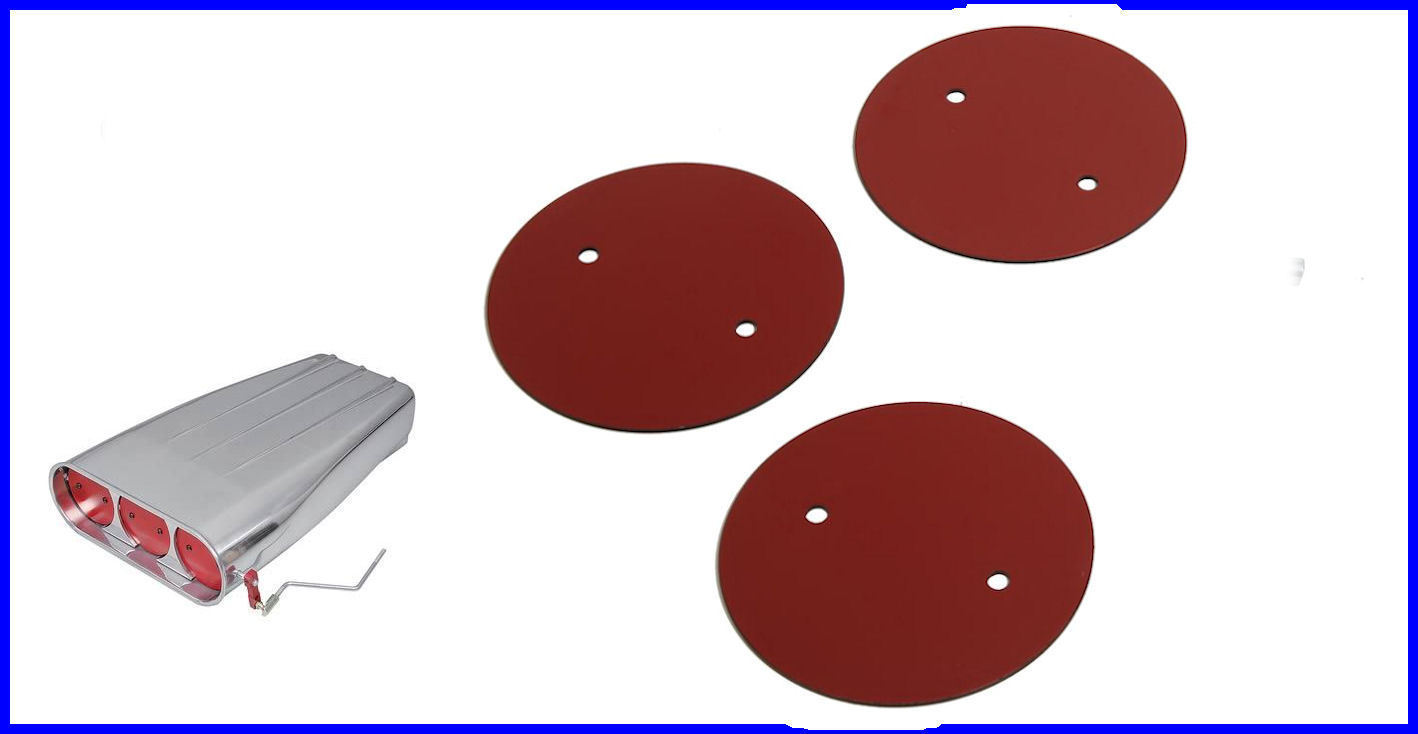 MR GASKET SUMMIT JEGS BUG CATCHER 3 HOLE BUTTERFLY SCOOP SPARE PARTS ...
