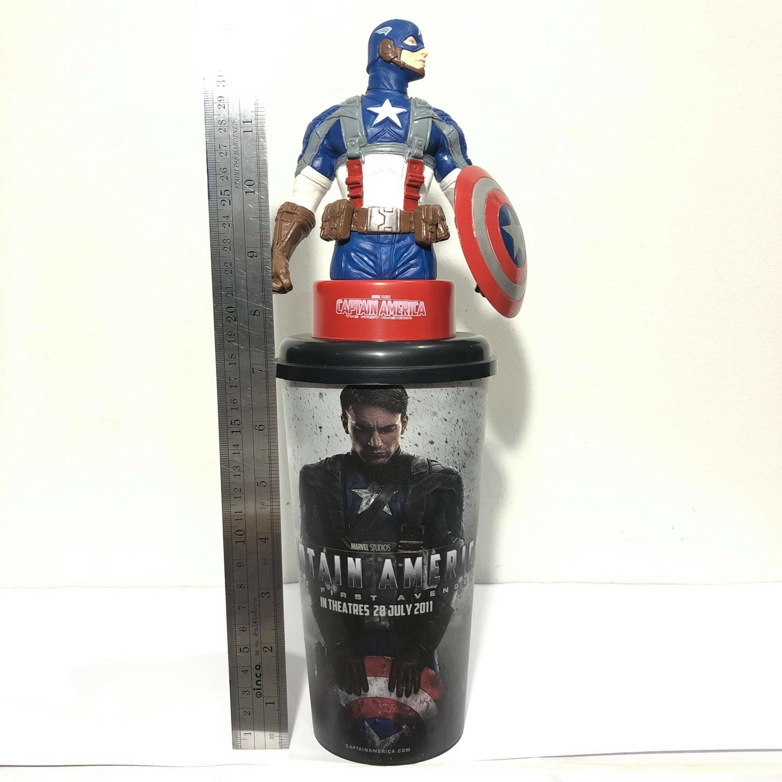 Captain America Movie 2011 Cinemas Theatres Cup Topper Figure Model ...