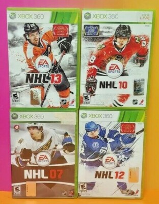 XBOX 360 Sport Game Lot NHL Hockey 07 10 12 13 Tested EA Sports | eBay