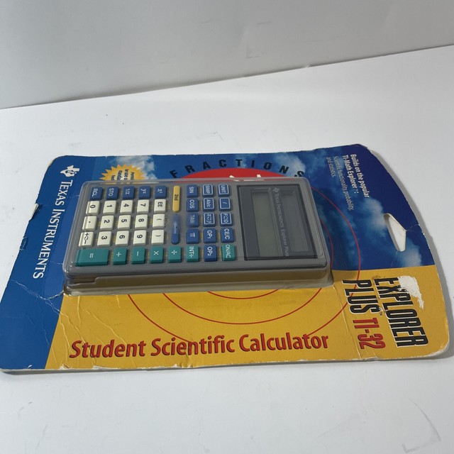 Texas Instruments Explorer Plus Ti-32 Student Scientific Calculator ...