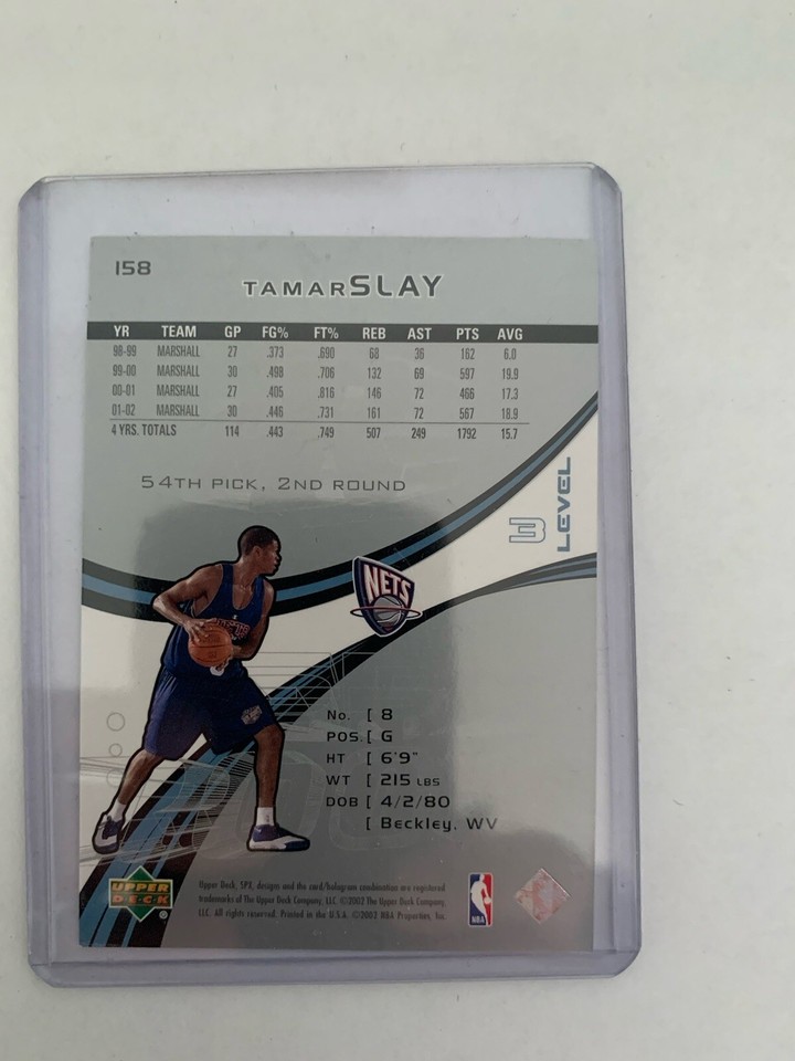 2003 Tamar Slay Upper Deck Rookie Card | eBay