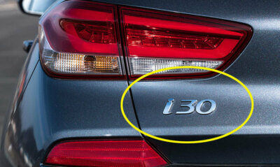 tailgate i30 logo emblem for 2018 2019 2020 Hyundai Hyundai i30 ...