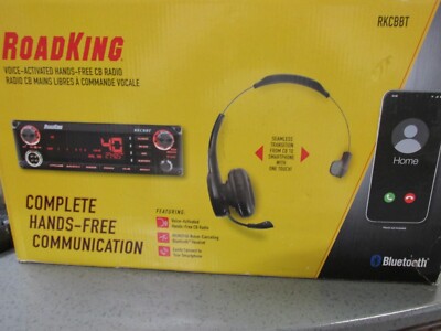 RoadKing Voice-Activated Hands-Free CB Radio/Connect to CB & Smartphone ...